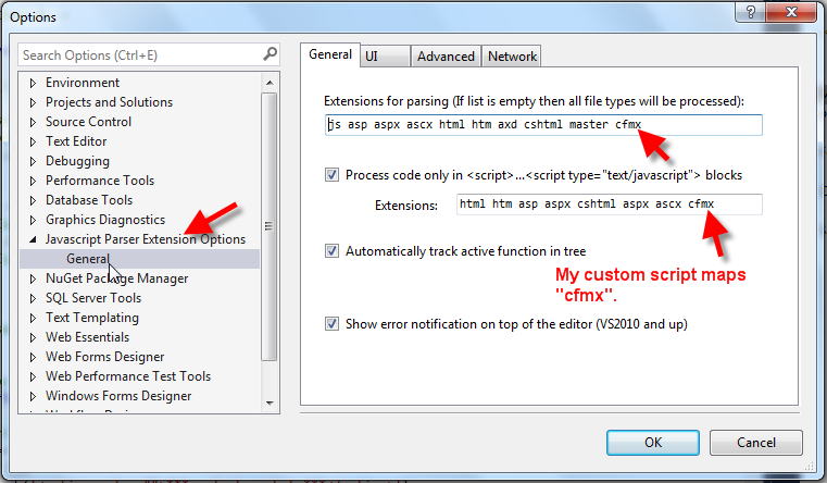 JS Parser Visual Studio Plug-In - West Wind Technologies Support