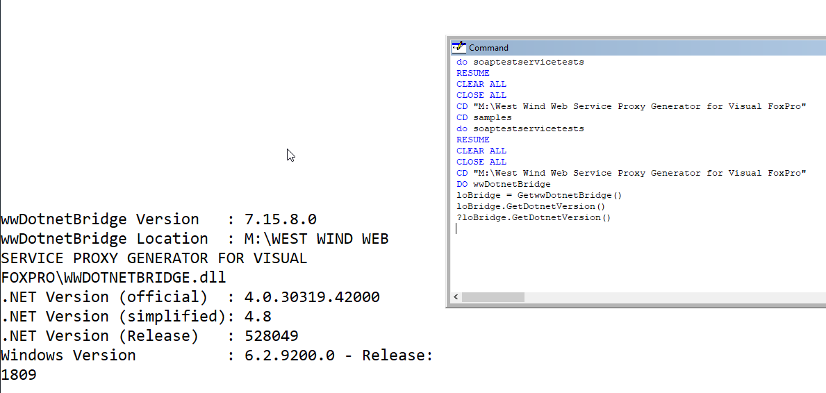 unable to generate proxy - West Wind Technologies Support