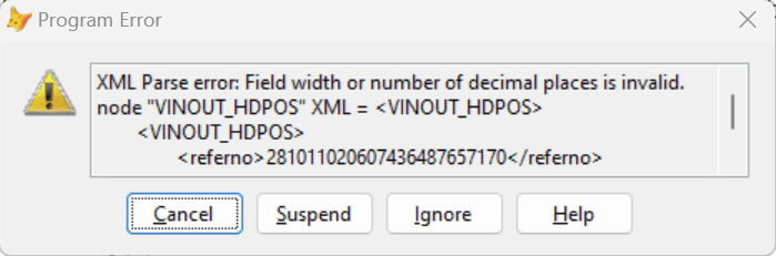 xxXML bug on XMLToCursor when all digit over 24 length - West Wind Technologies Support